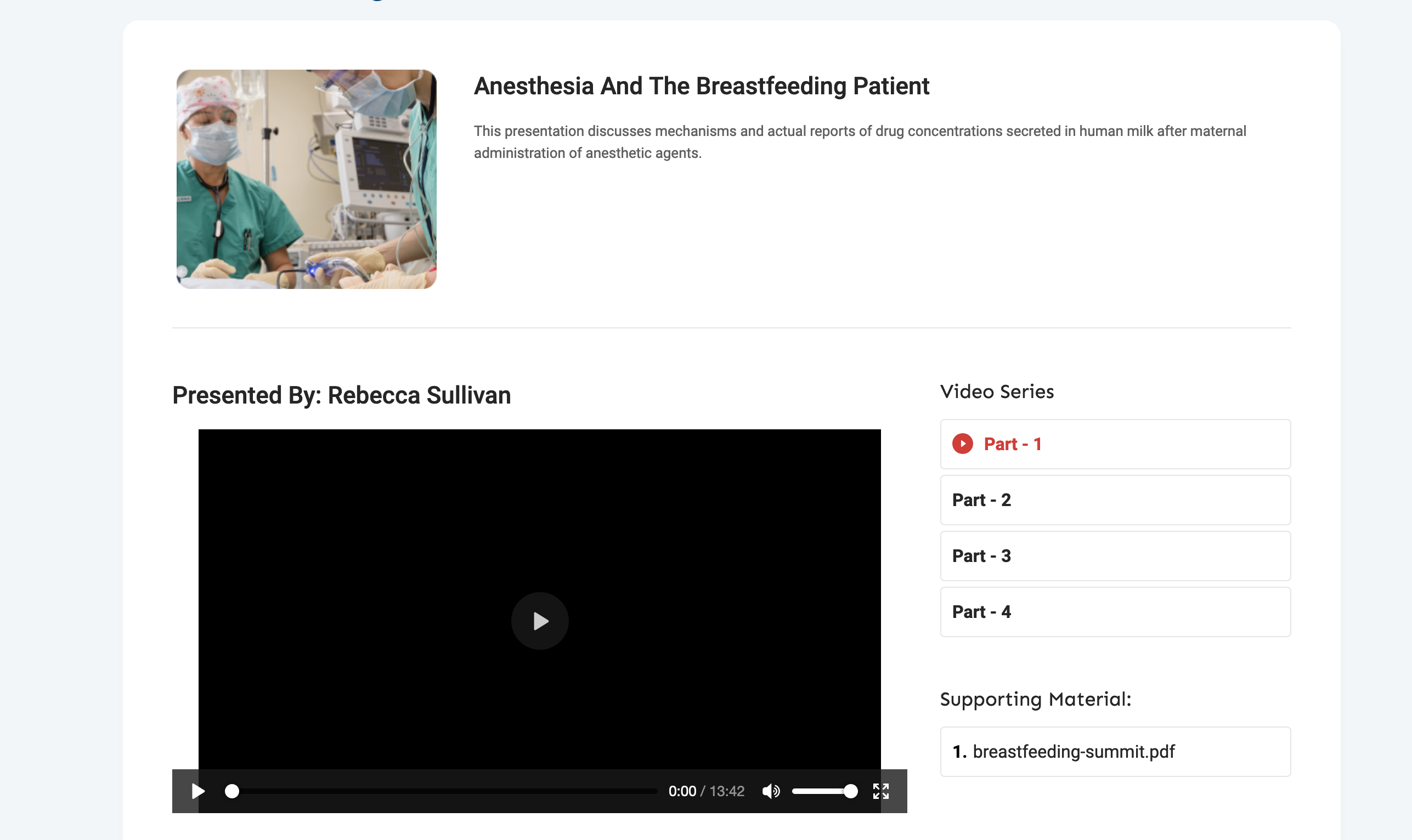 SAS Program Portal – Summit Anesthesia Seminars