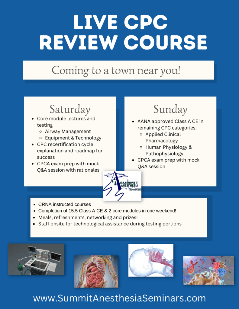 live-event-schedule – Summit Anesthesia Seminars