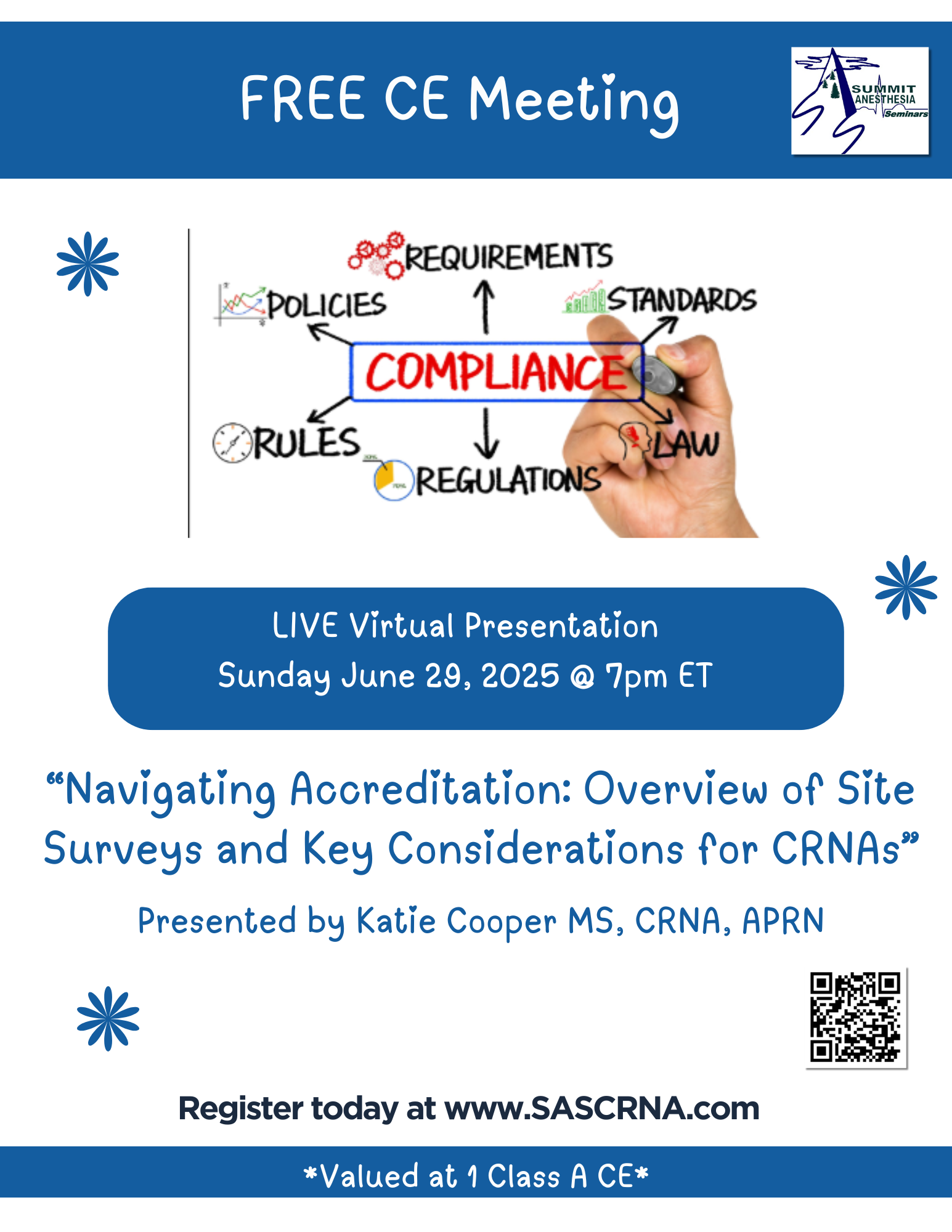 Summit Anesthesia Seminars – CRNA Owned • Approved Core Module Provider ...